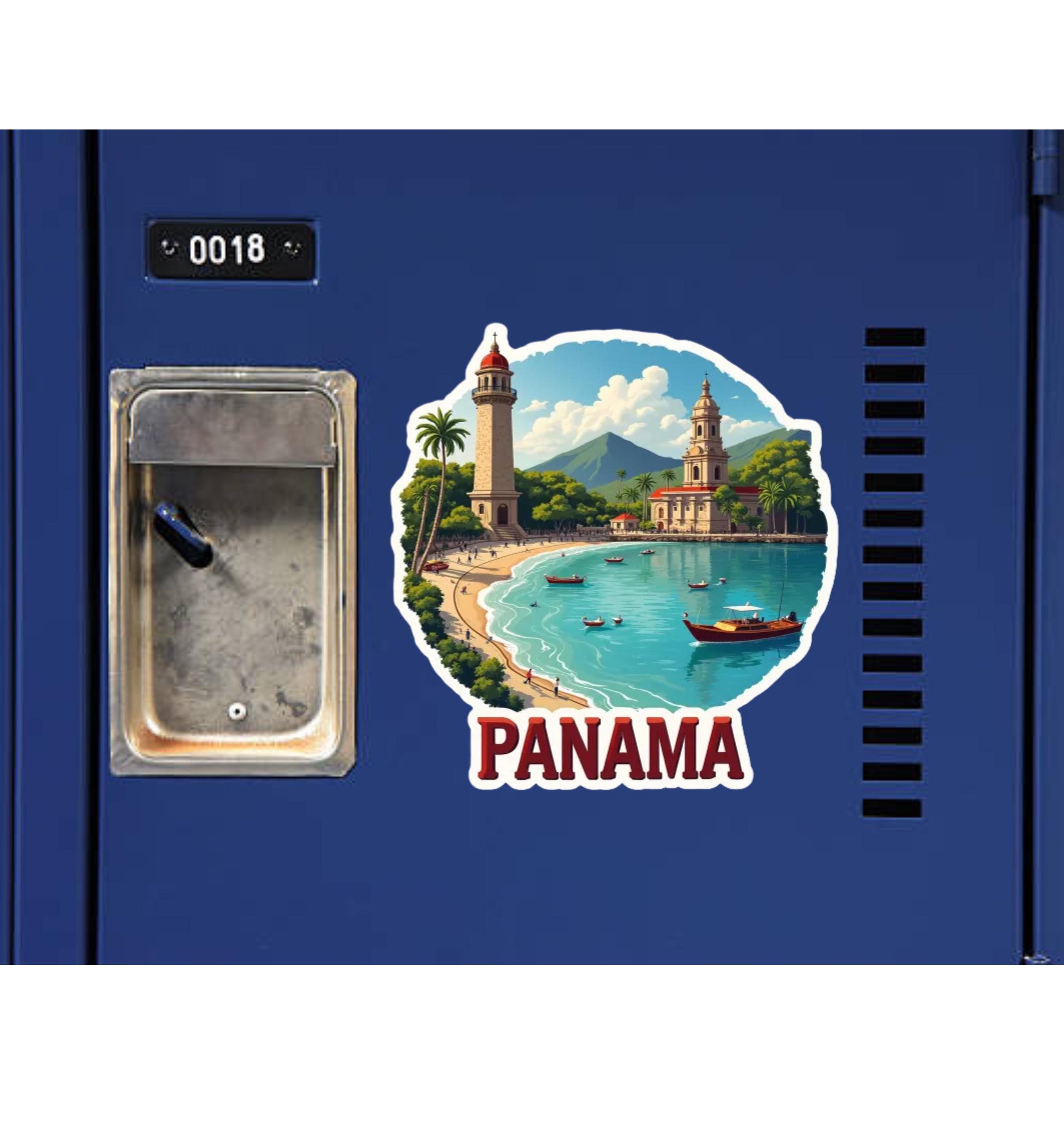 Panama Fridge Magnet or Laptop Sticker - Etsy