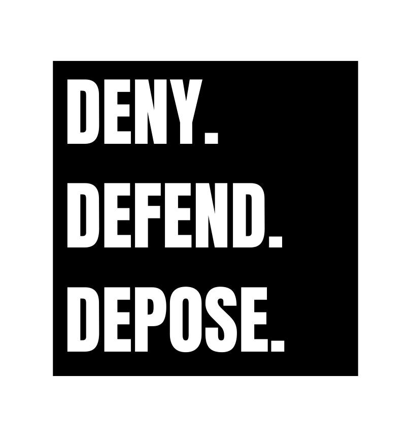 Deny, Defend, Depose Fridge Magnet or Laptop Sticker - Etsy