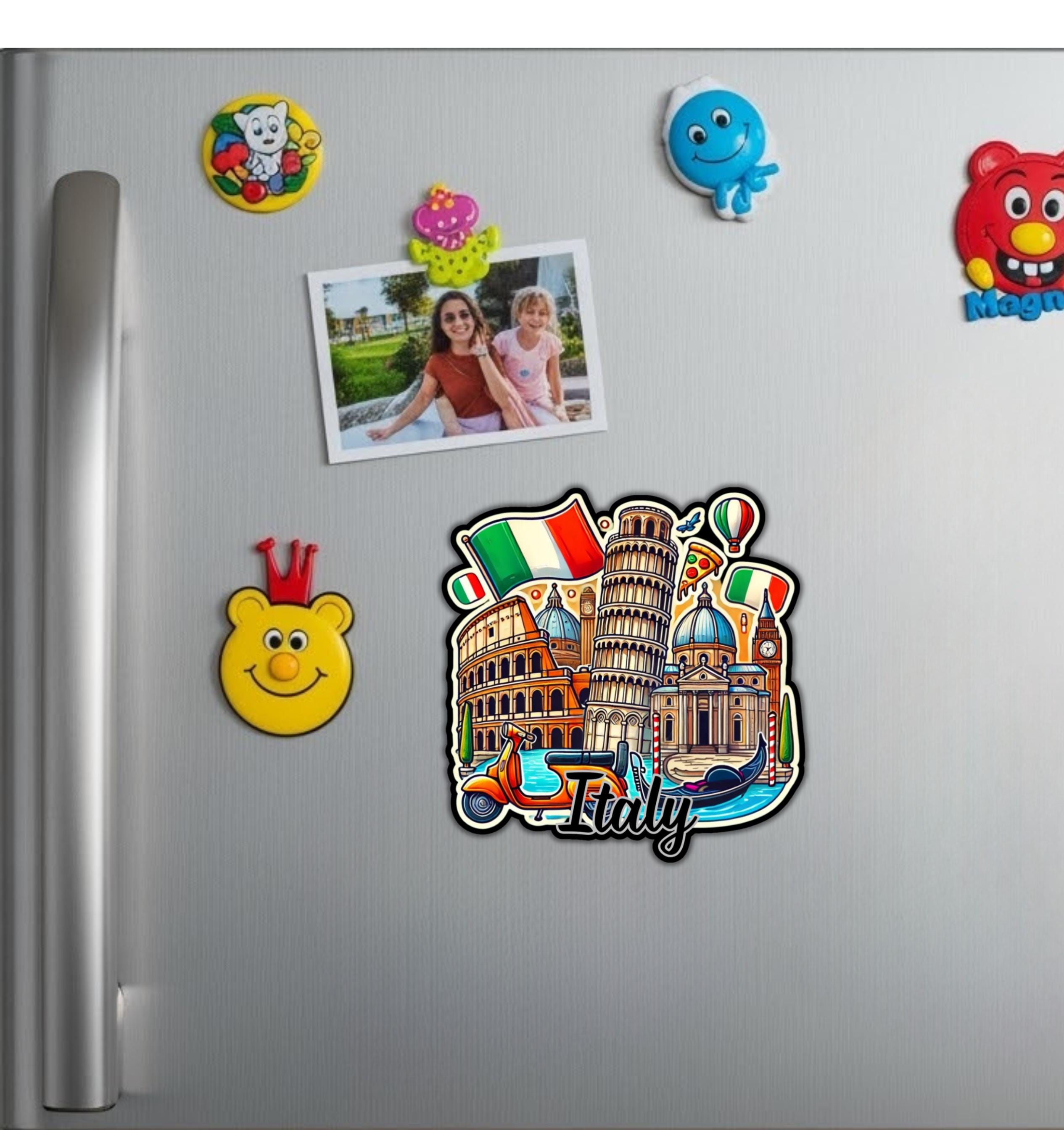 Italy Fridge Magnet or Laptop Sticker - Etsy
