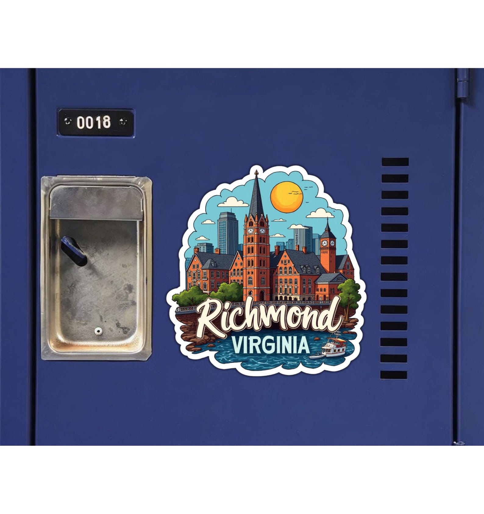 Richmond Virginia Fridge Magnet or Laptop Sticker - Etsy
