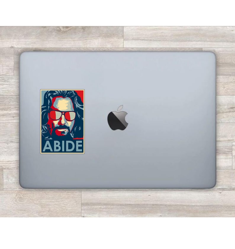 Big Lebowski the Dude Abides Fridge Magnet or Laptop Sticker - Etsy