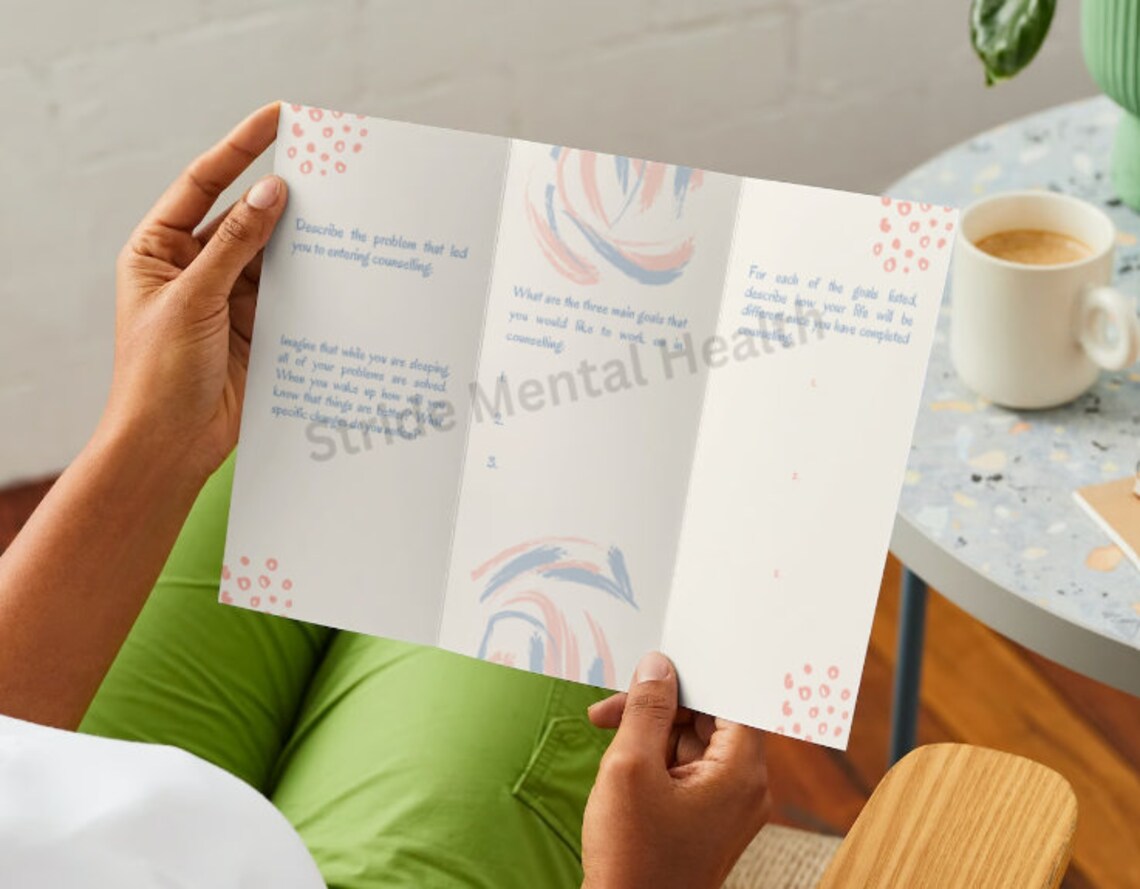 Counselling Goals Leaflet/resource Mental Health Interventions - Etsy