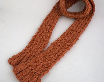 Diagonal Rib Scarf Knitting Pattern PDF | Etsy