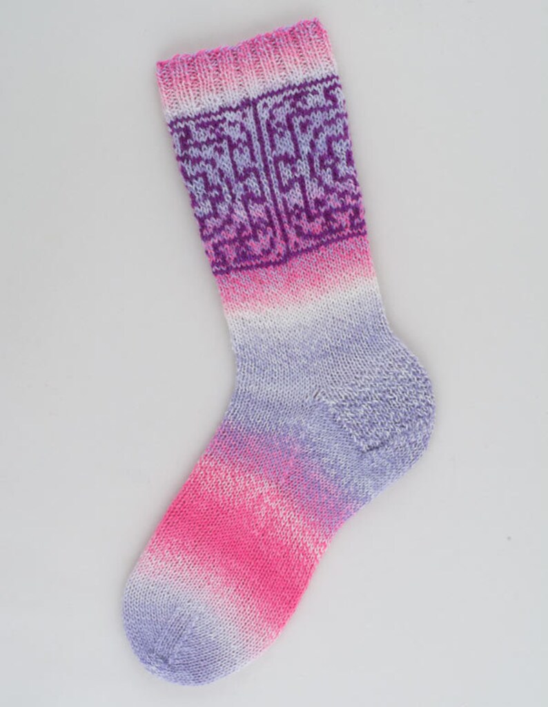 String Mandala Socks Knitting Pattern PDF - Etsy