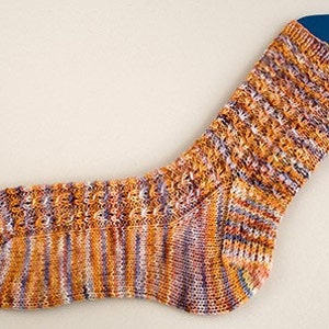 Mock Cable Socks Knitting Pattern PDF - Etsy