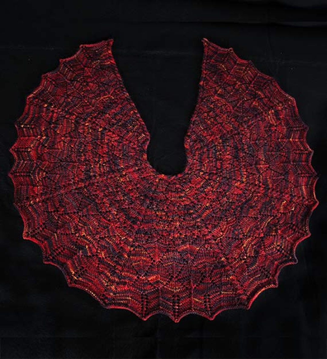 Dragon Wings Shawl Knitting Pattern PDF - Etsy