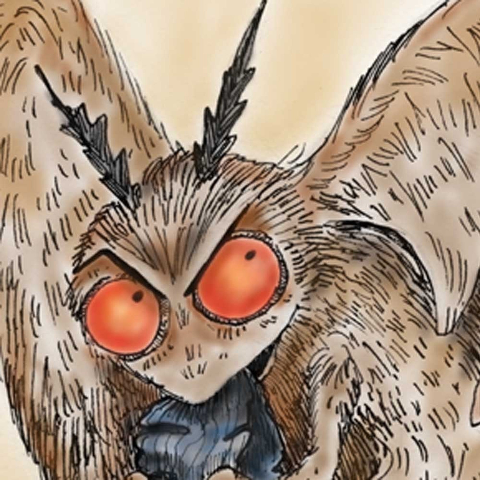 How Mothman Grew up to Be Big and Strong Print - Etsy Israel