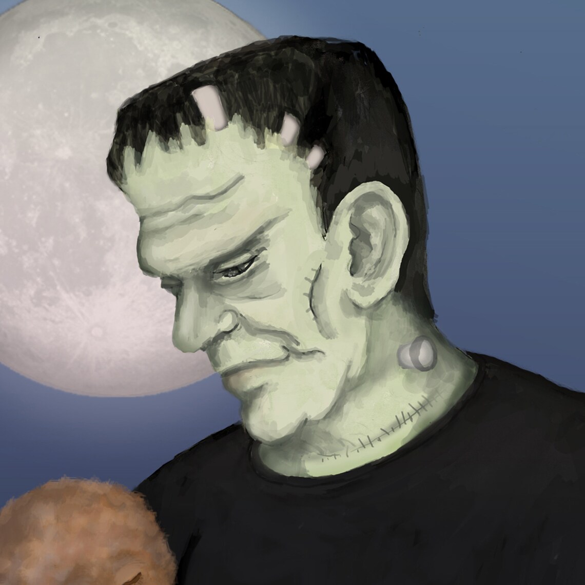 Frankenstein Reliable Sitter Print - Etsy