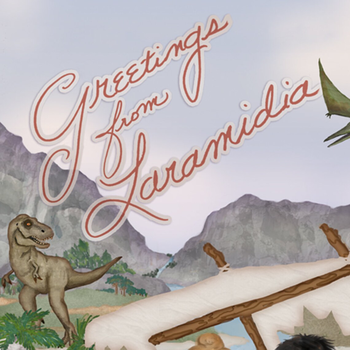 Greetings From Laramidia Print - Etsy