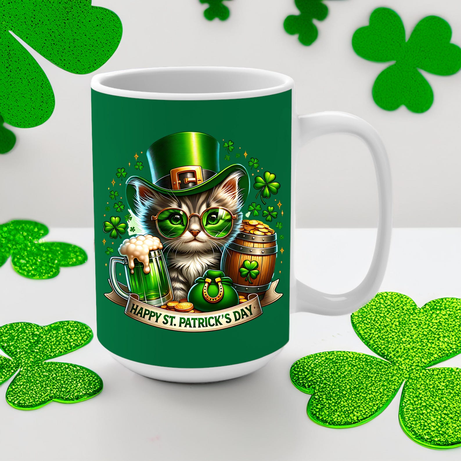 St. Patrick's Day PNG, Leprechaun Clipart, Shamrock PNG Designs, Irish ...