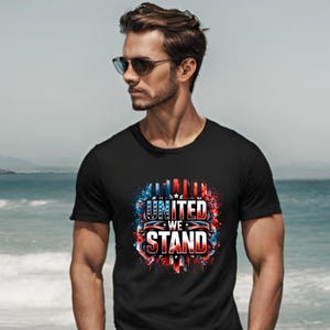 Patriotic "united We Stand" PNG Clipart: 4th of July Design (digital ...