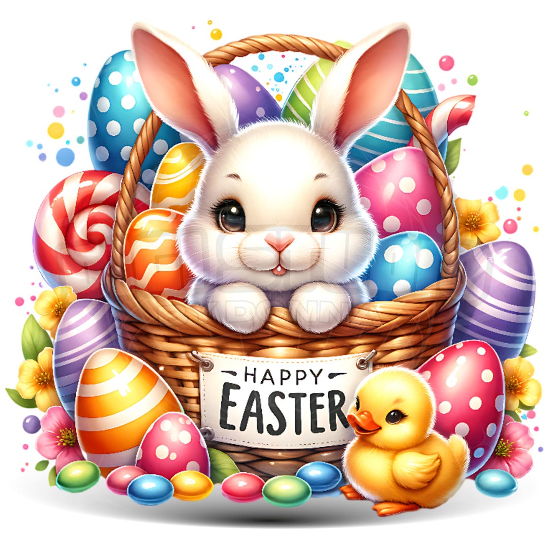 Charming Easter PNG Graphics - Spring Magic Clipart - Easter Clipart ...