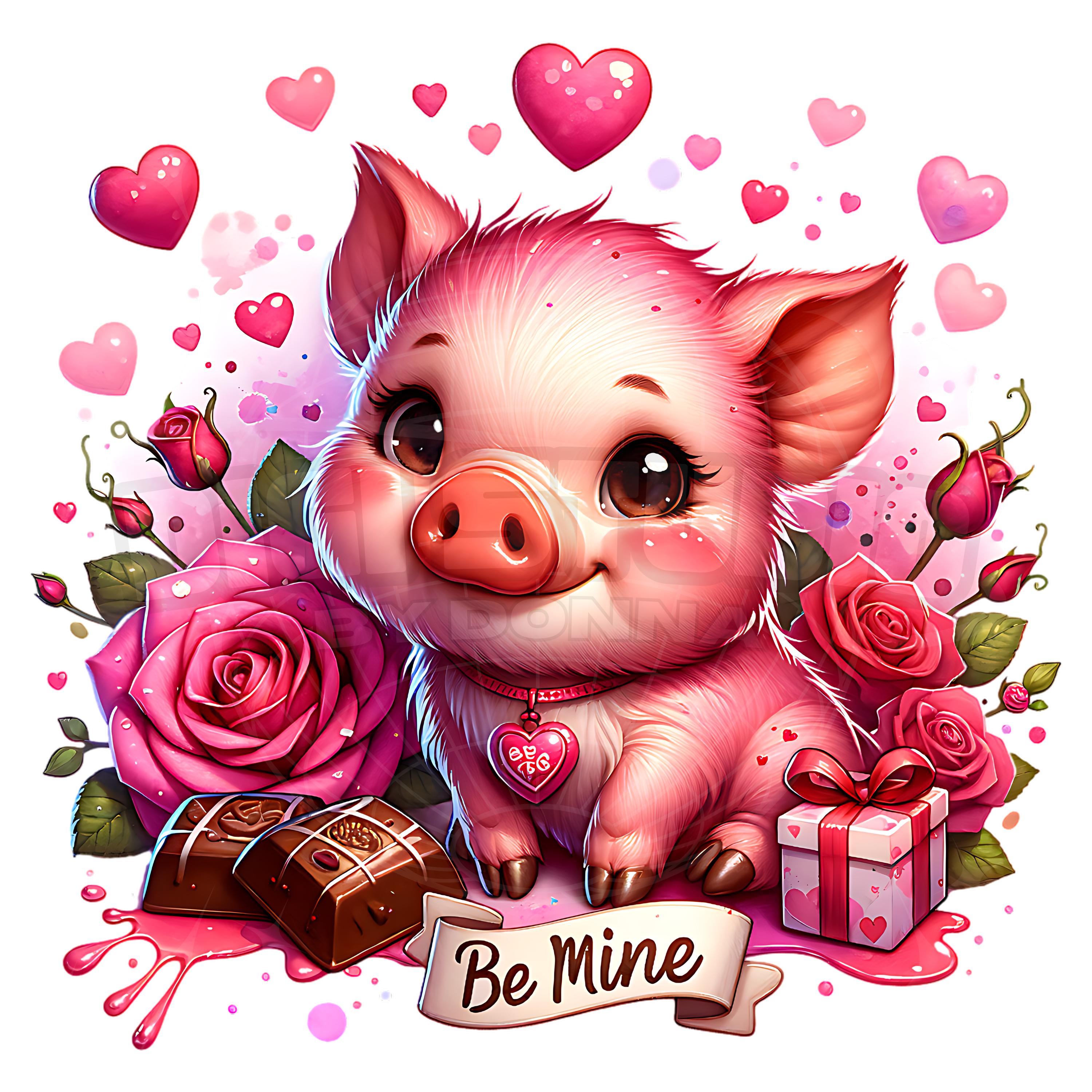 Valentine's Clipart, PNG Designs, Valentine's Day PNG, Digital Art ...