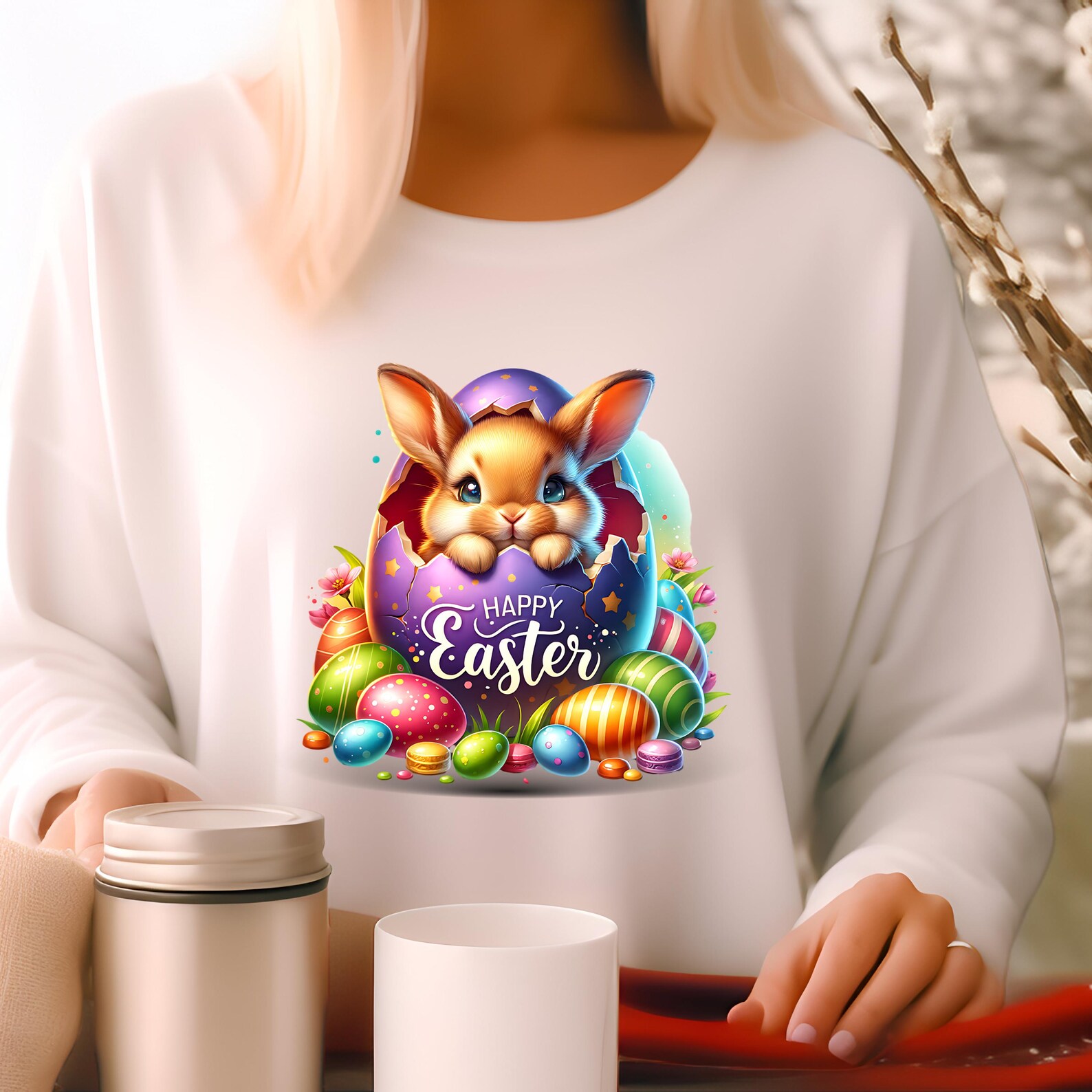 Easter PNG Graphics, Spring Magic Clipart, Easter Clipart PNG, Tumbler ...