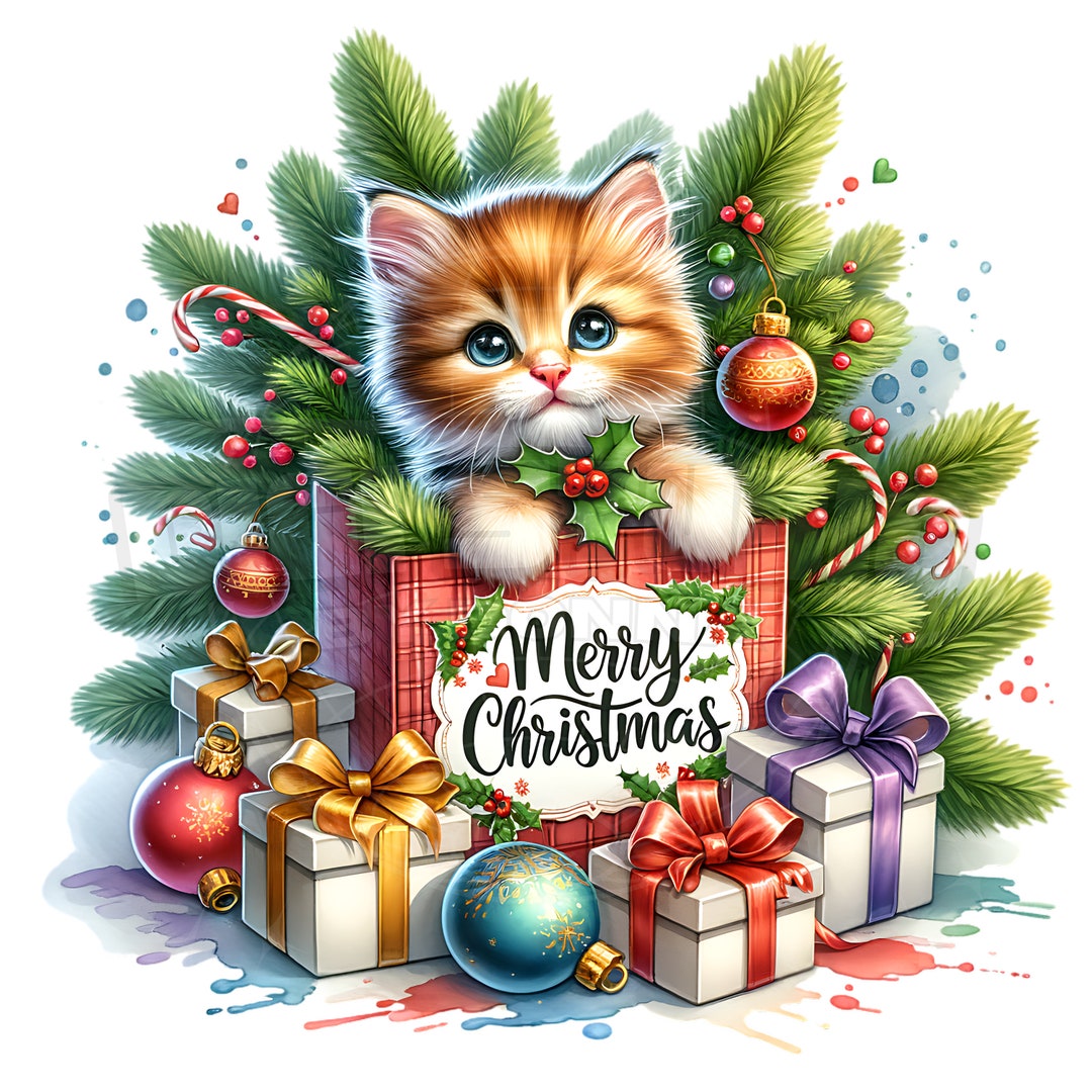 Festive Christmas PNG Designs: Holiday Clipart (digital Download) - Etsy