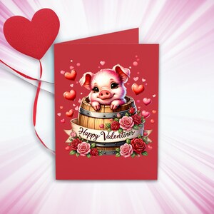 Valentine's Pig PNG: Heart Clipart, DIY Craft (digital Download) - Etsy