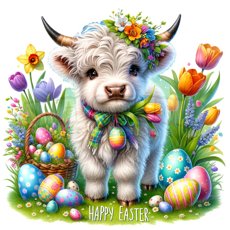 Easter Clipart PNG, Happy Easter PNG, Easter Vibes, Digital Clipart ...