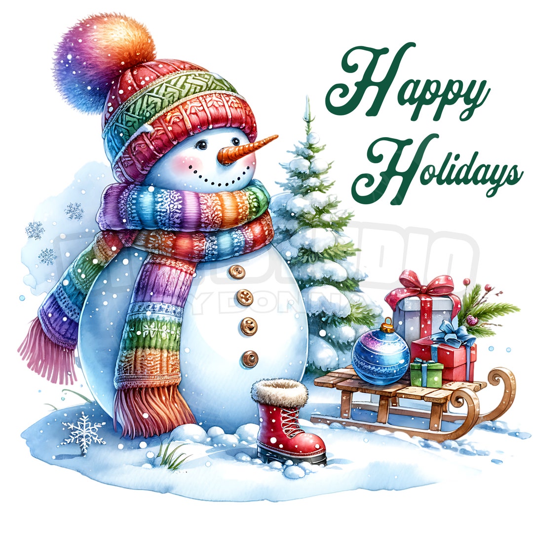 Cheerful Christmas PNG Clipart Collection | Stylish PNG Designs for ...