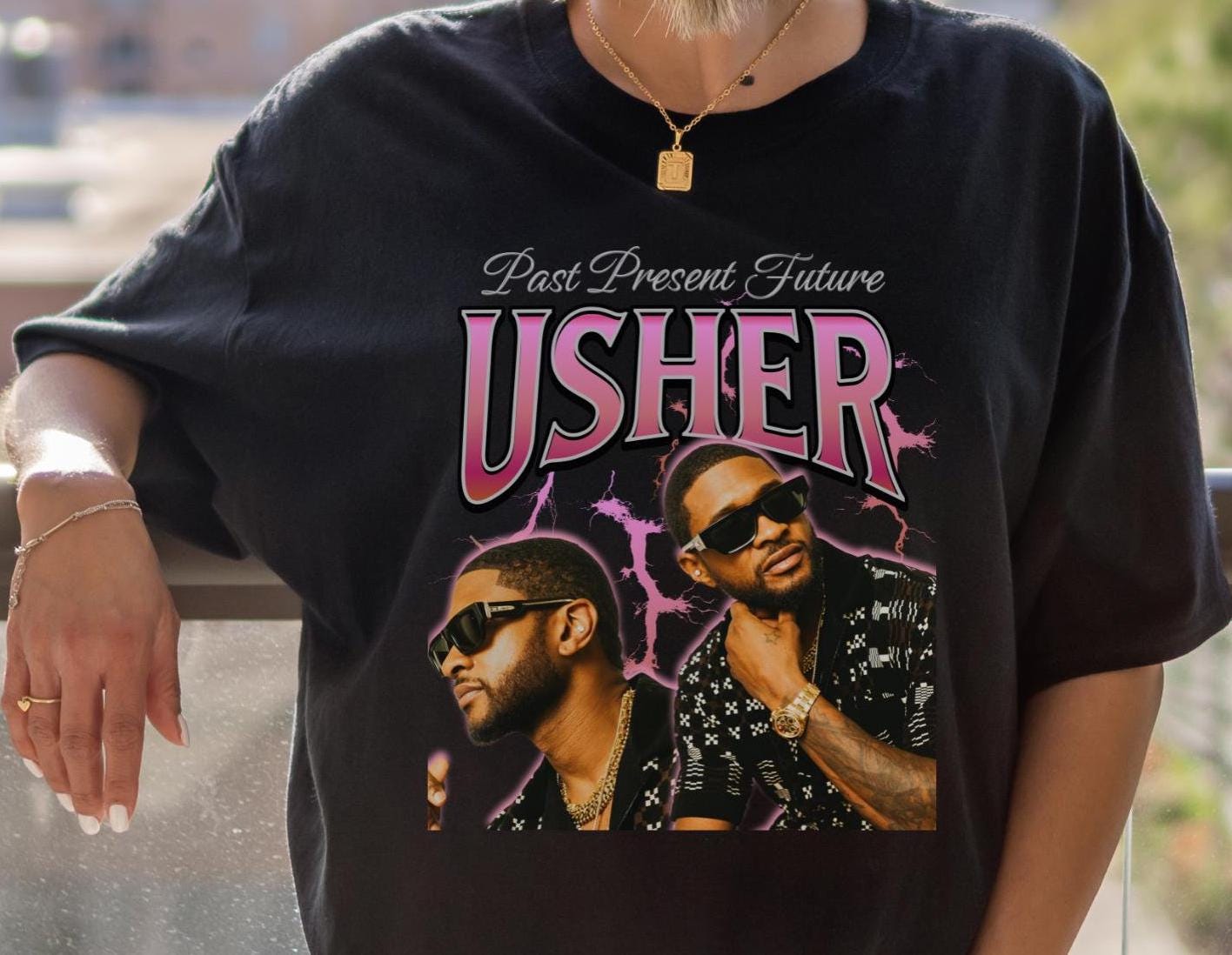 Usher Concert Graphic Tee, Usher Shirt for Fans, Vintage Usher Tshirt ...