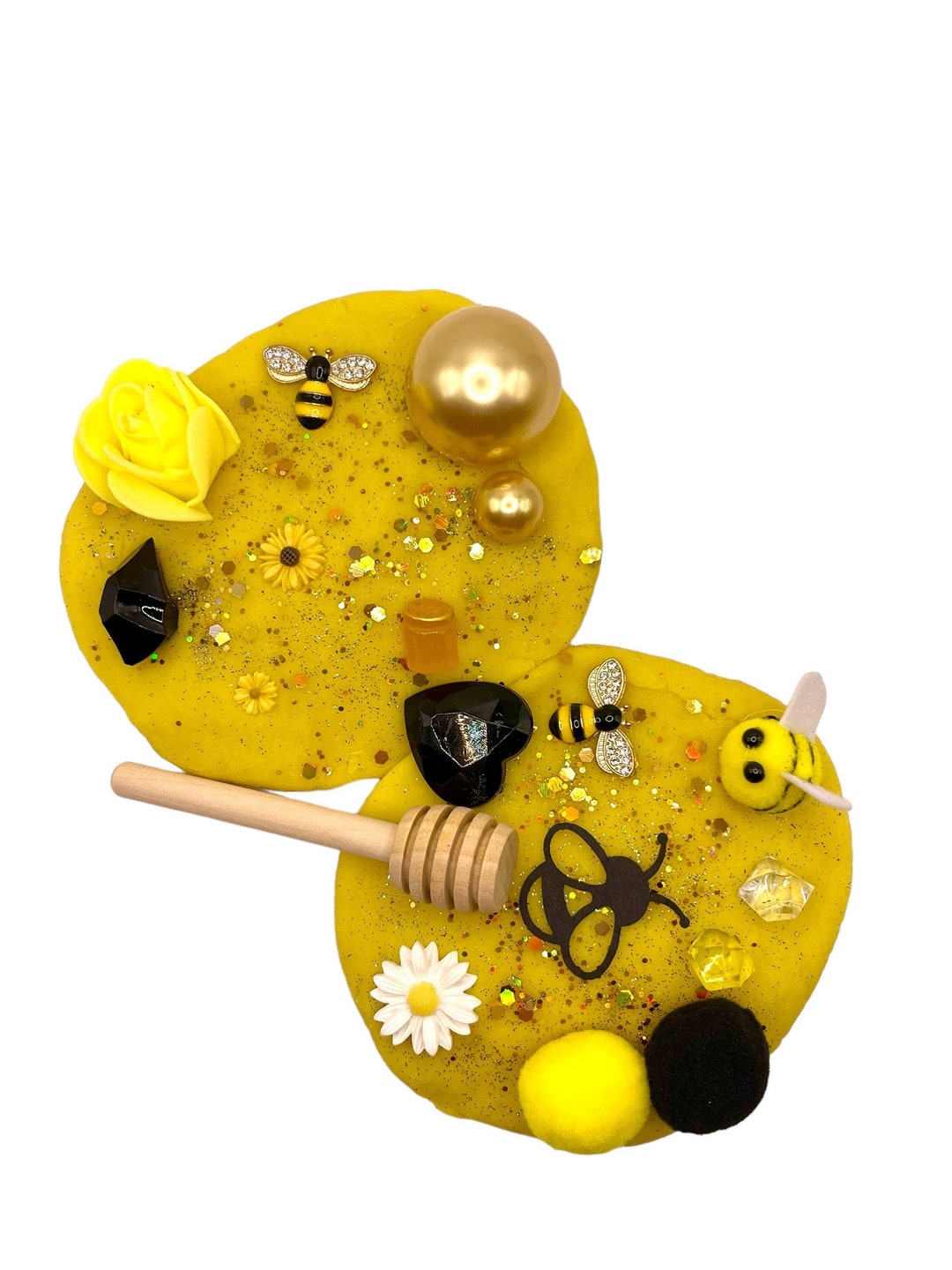 Bumble Bee Large Playdough Jar Kit, Bee, Honey, Yellow, Sensory Kit ...