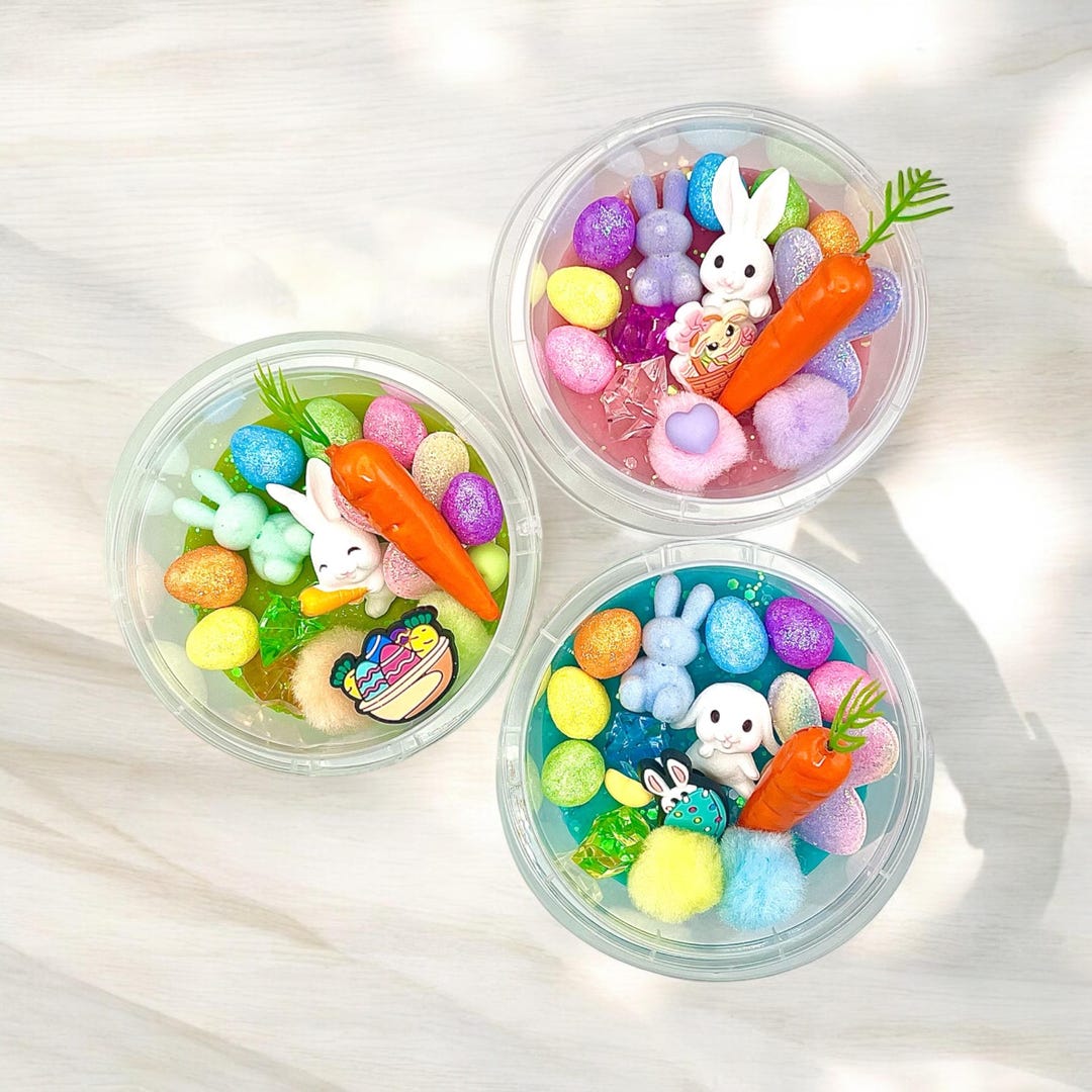 Easter Playdough Basket Bucket Kit, Spring, Easter Basket Stuffer ...