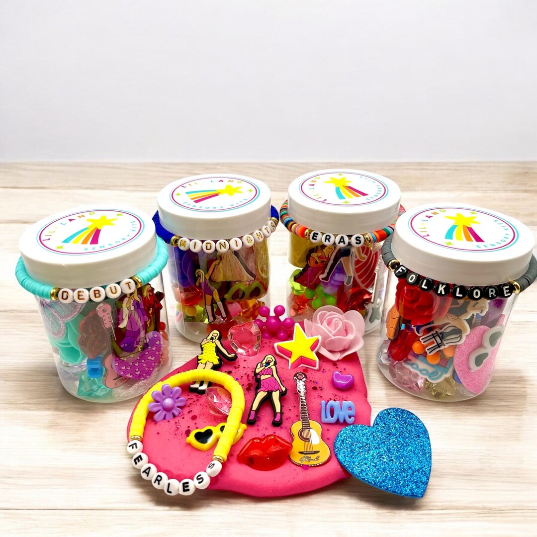 Singer, Pop Singer, Pop Star, Medium Playdough Jar Custom, Party Favor ...