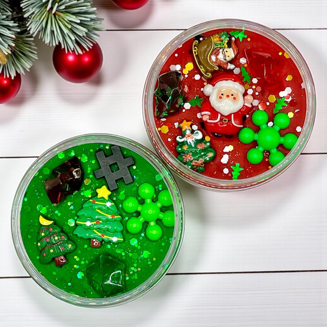 Christmas Playdough Jar, MANY Themes! Party Favor, Christmas, Santa ...