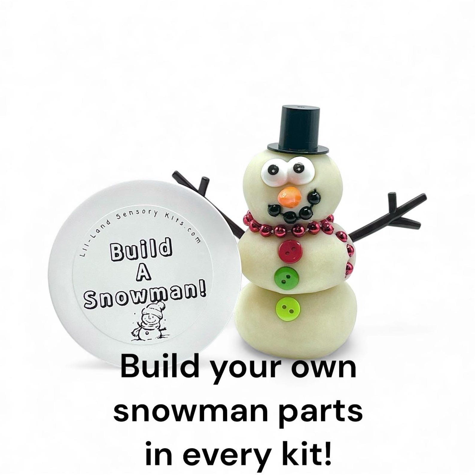 Happy Holidays Christmas Playdough Sensory Kit, Santa, Gingerbread ...