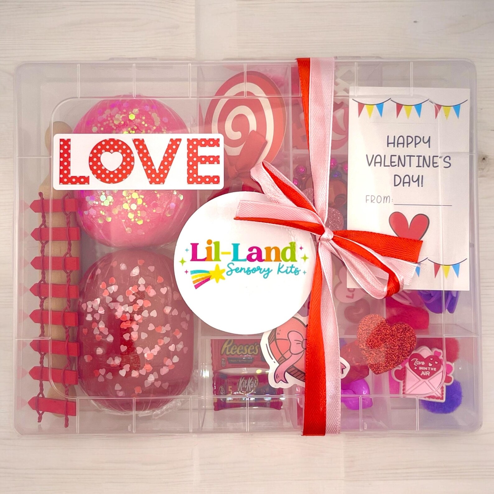 Valentine's Day Playdough Kit, Bundle, Sensory, Box Bin, Kids Gift ...