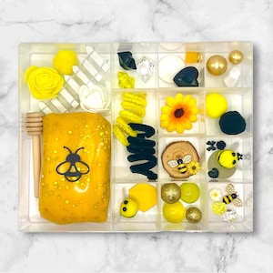 Bumble Bee Playdough Kit Large/midsize, Spring, Summer, Sensory Play ...