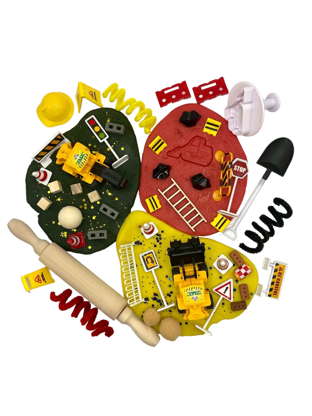 Extra Large Construction Play Dough Kit - Etsy