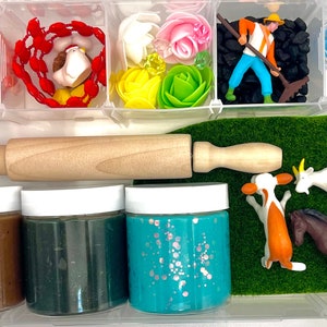 Farm Play Dough Kit XL, Farm, Animal, Pig, Cow, Duck, Horse, Sensory ...