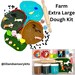 Farm Play Dough Kit XL, Farm, Animal, Pig, Cow, Duck, Horse, Sensory ...
