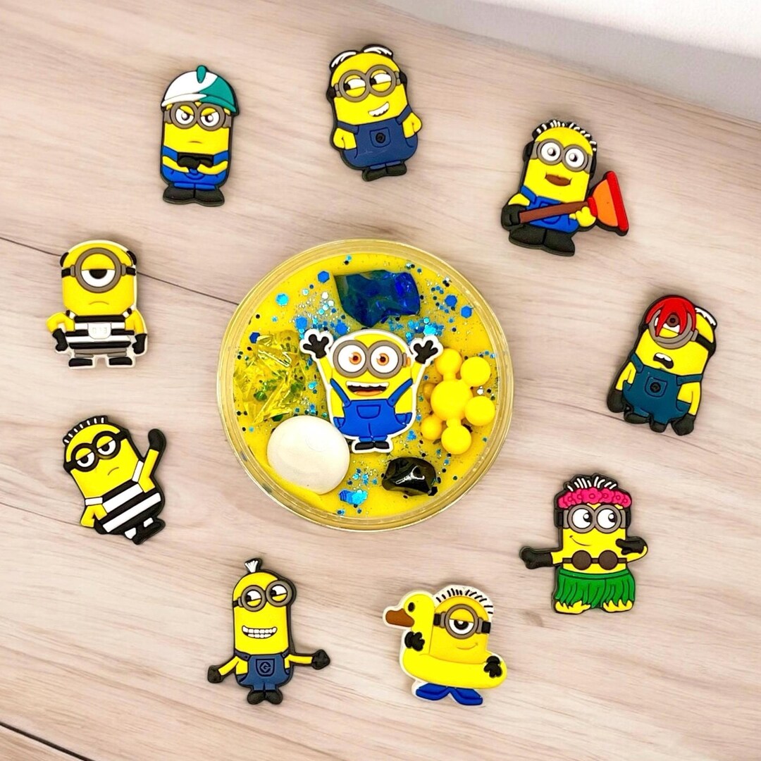 Minion Inspired Playdough Jar, Sensory Kit Bin, Party Favor, Minions ...