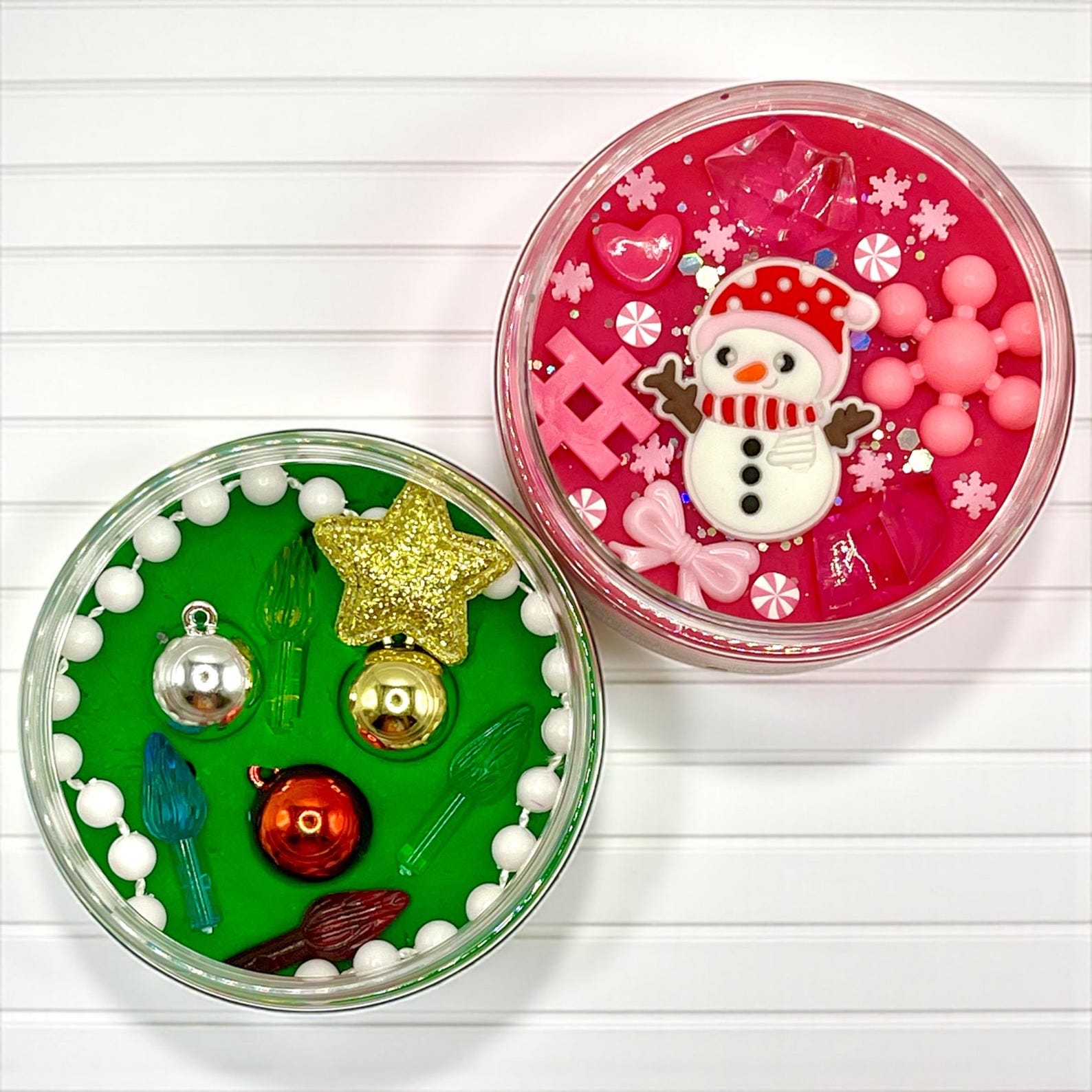 Christmas Playdough Jar, MANY Themes! Party Favor, Christmas, Sensory ...