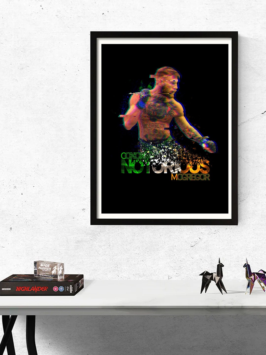 Conor "notorious" Mcgregor UFC DIGITAL Poster Wall Art - Etsy