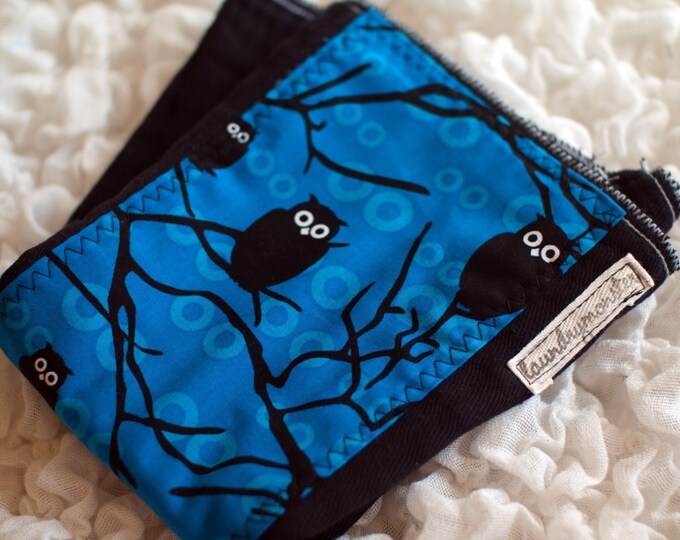 Baby Burp Cloth Night Owls Jet Black Hand Dyed Burp Cloth - Etsy