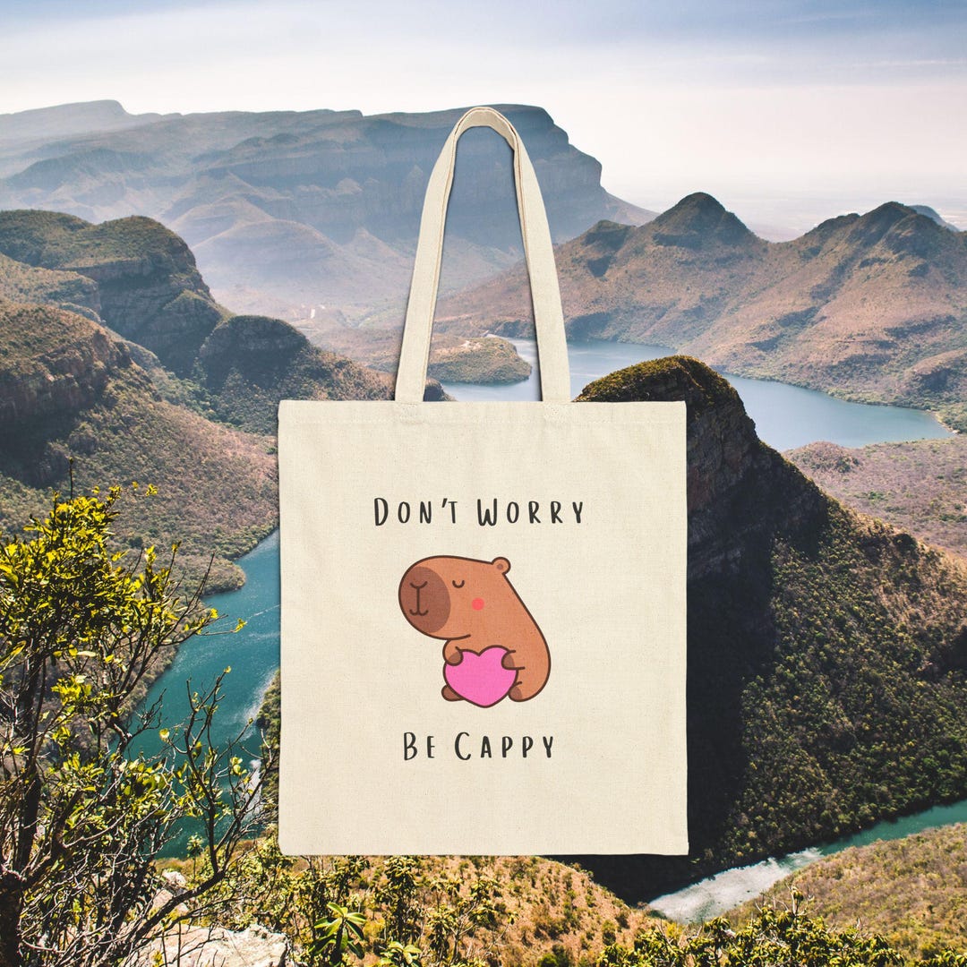 Capybara Tote Bag, Capybara, Capybaras, Capybara Gift, Funny Capybara ...