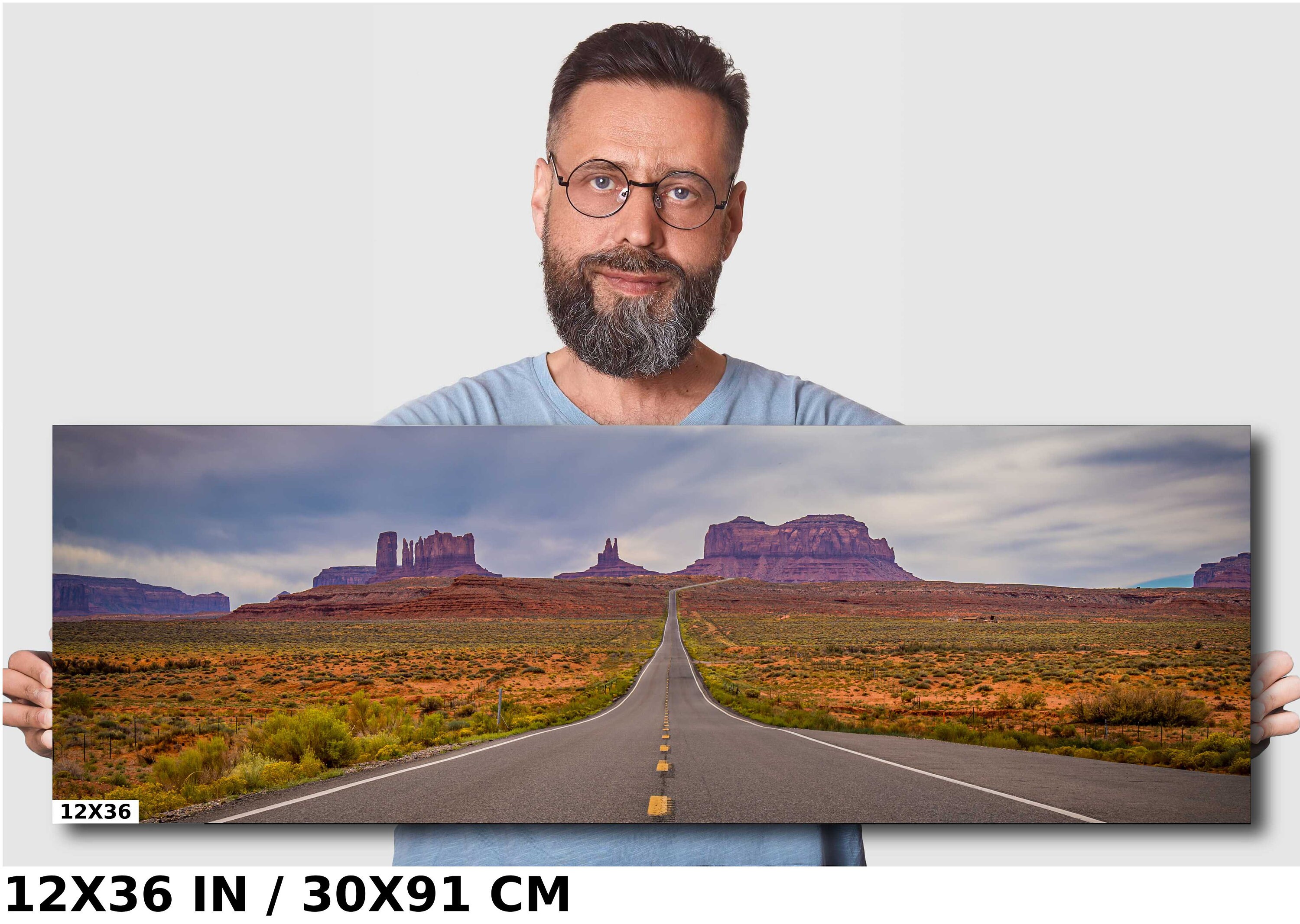 Forrest Gump Point Road Near Monument Valley Arizona-utah - Etsy