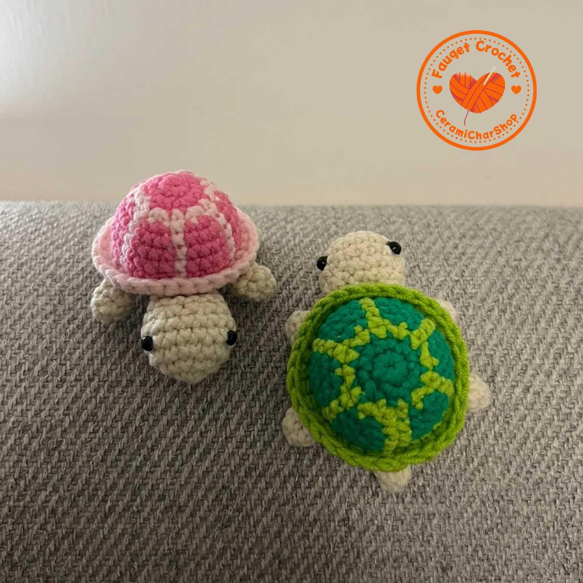 Mini Turtle Crochet Pattern, Amigurumi Turtle, , Crochet Sea Animals ...