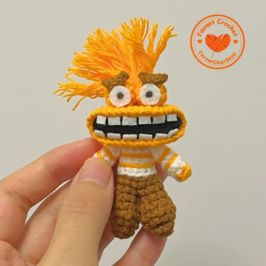 Anxiety Crocher Pattern, Inside Out Crochet Anxiety, Amigurumi Inside ...