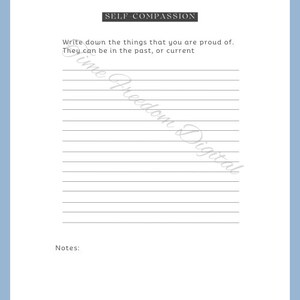Self-love Workbook Printable|self-care Worksheet|self-esteem Journal ...