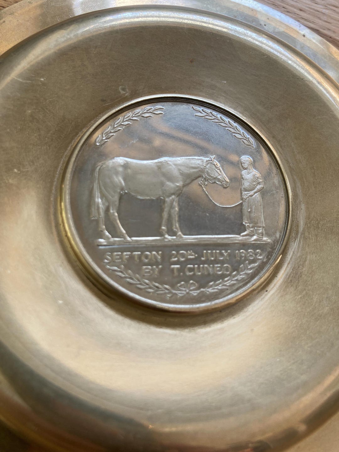 Sefton Horse of the Year Medal Made by T Cuneo Set in Pin Tray - Etsy