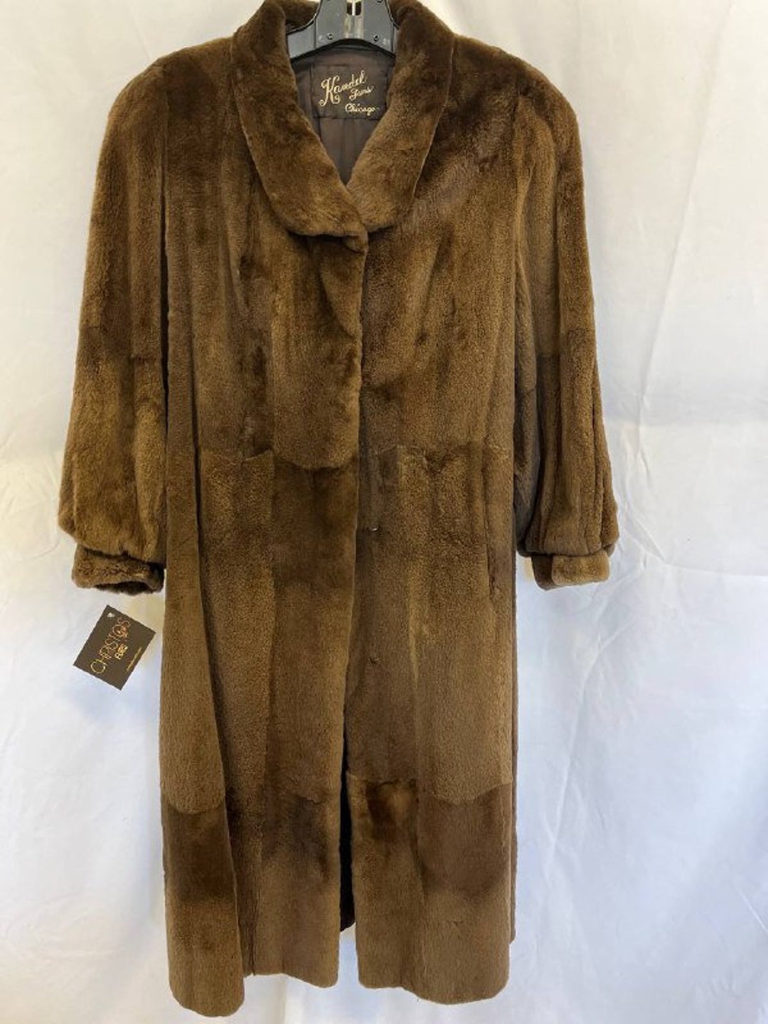 Sheared Nutria Coat With Headband - Etsy