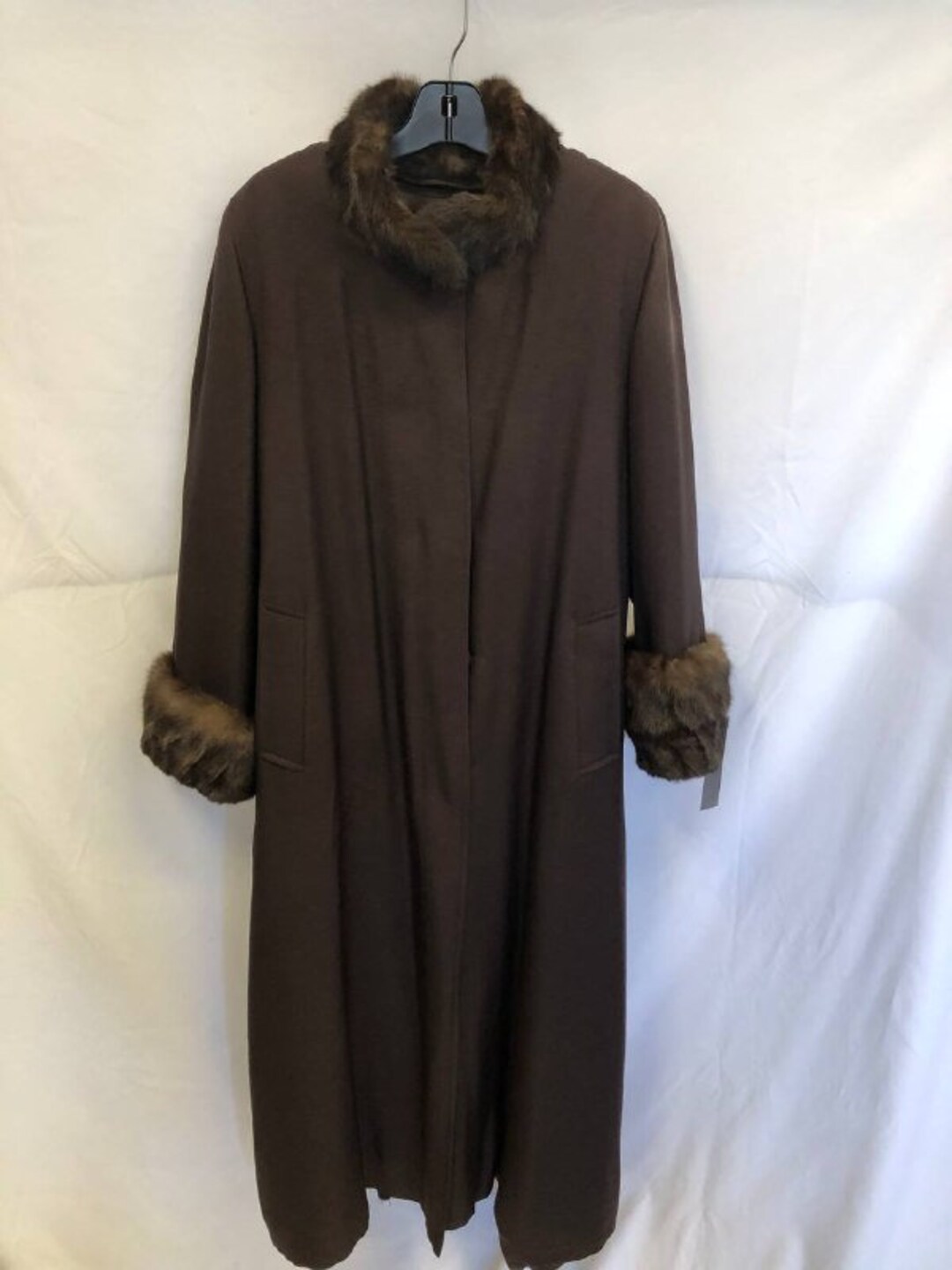 Brown Coat With Sable Detachable Lining - Etsy