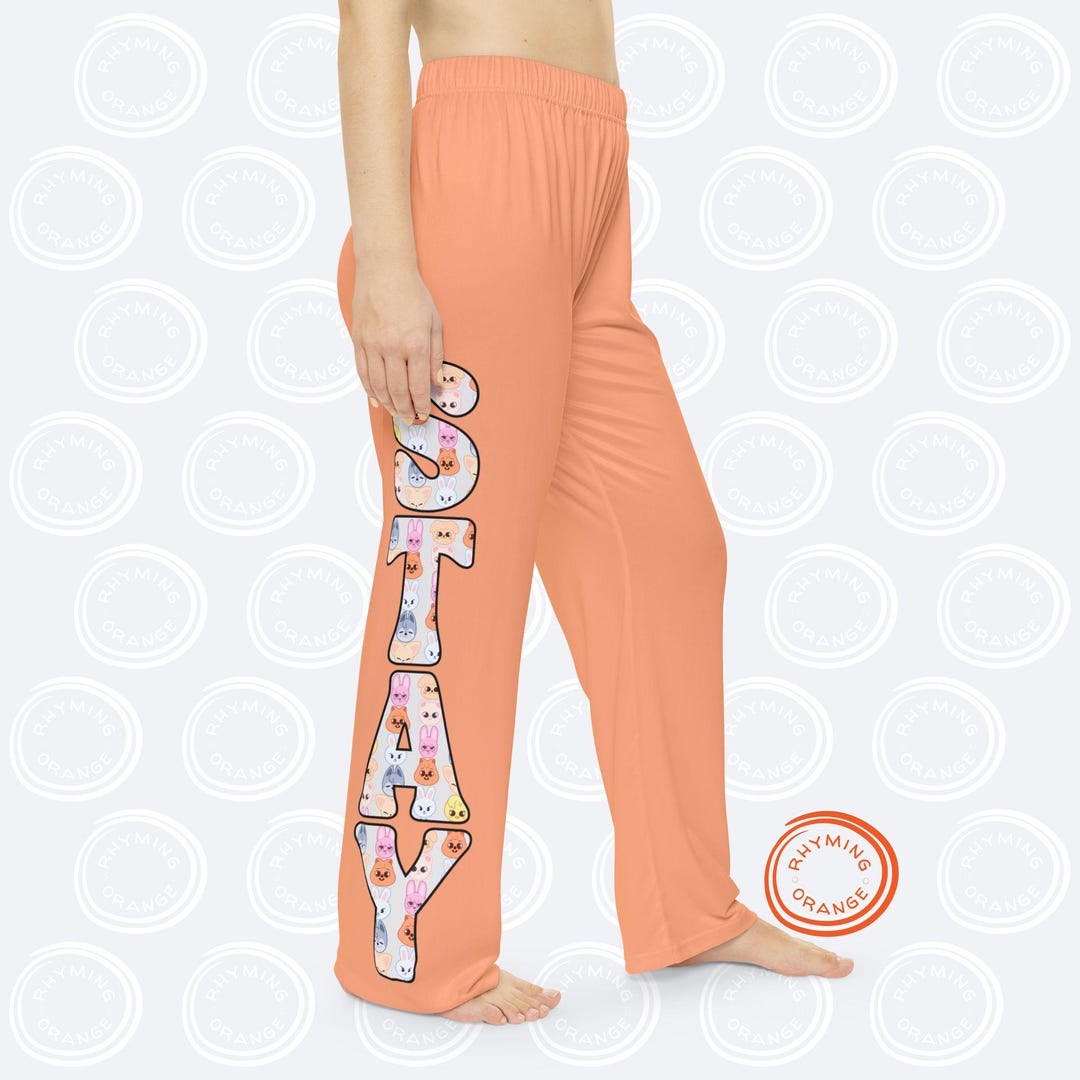 Stray Kids STAY Pajama Pants, Skzoo Orange Fan Pjs, SKZ All Over Print ...