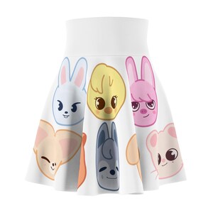 Stray Kids Skzoo All-over-print Skater Skirt, Straykids Clothes Merch ...