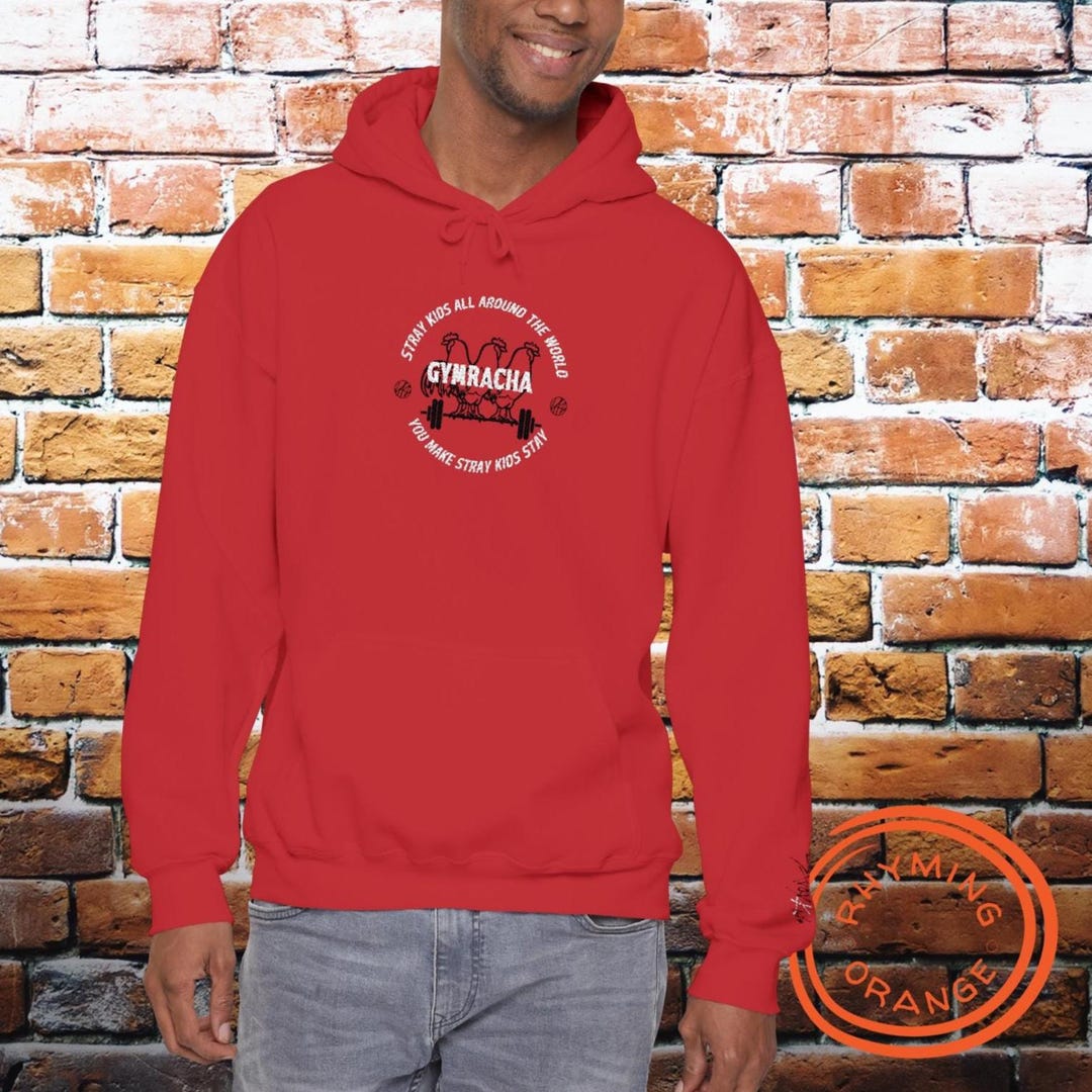 Embroidered Stray Kids *gymracha* Cocky Logo Hoodie, SKZ 3RACHA ...