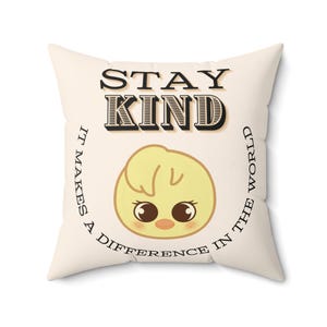 Stray Kids Skzoo Motivational Pillow, SKZ Inspiration Faux Suede Square ...