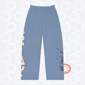 Stray Kids STAY Pajama Pants, Skzoo Blue Fan Pjs, SKZ All Over Print ...